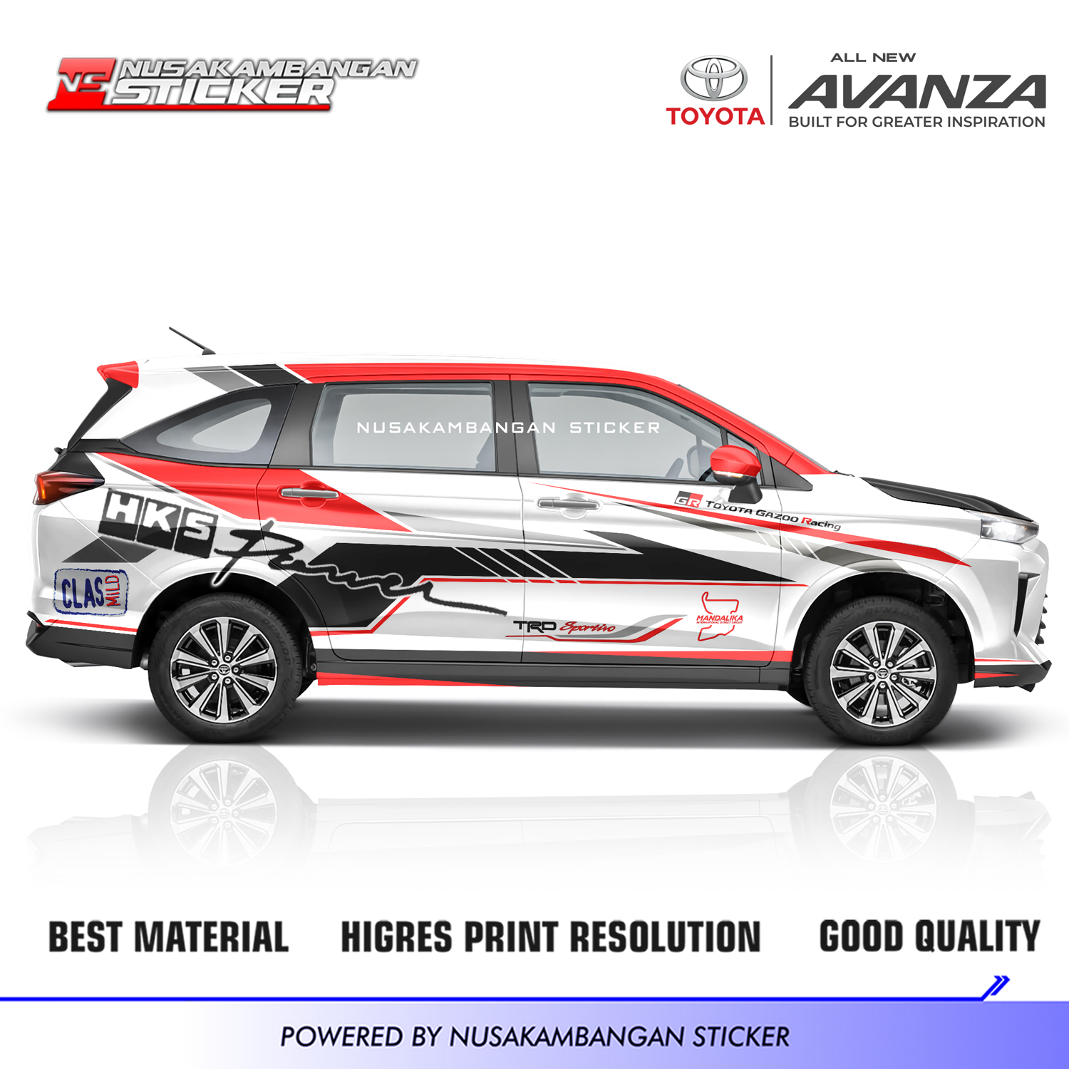 Cuting Stiker Mobil All New Avanza Hks Power – Stiker Mobil Bekasi